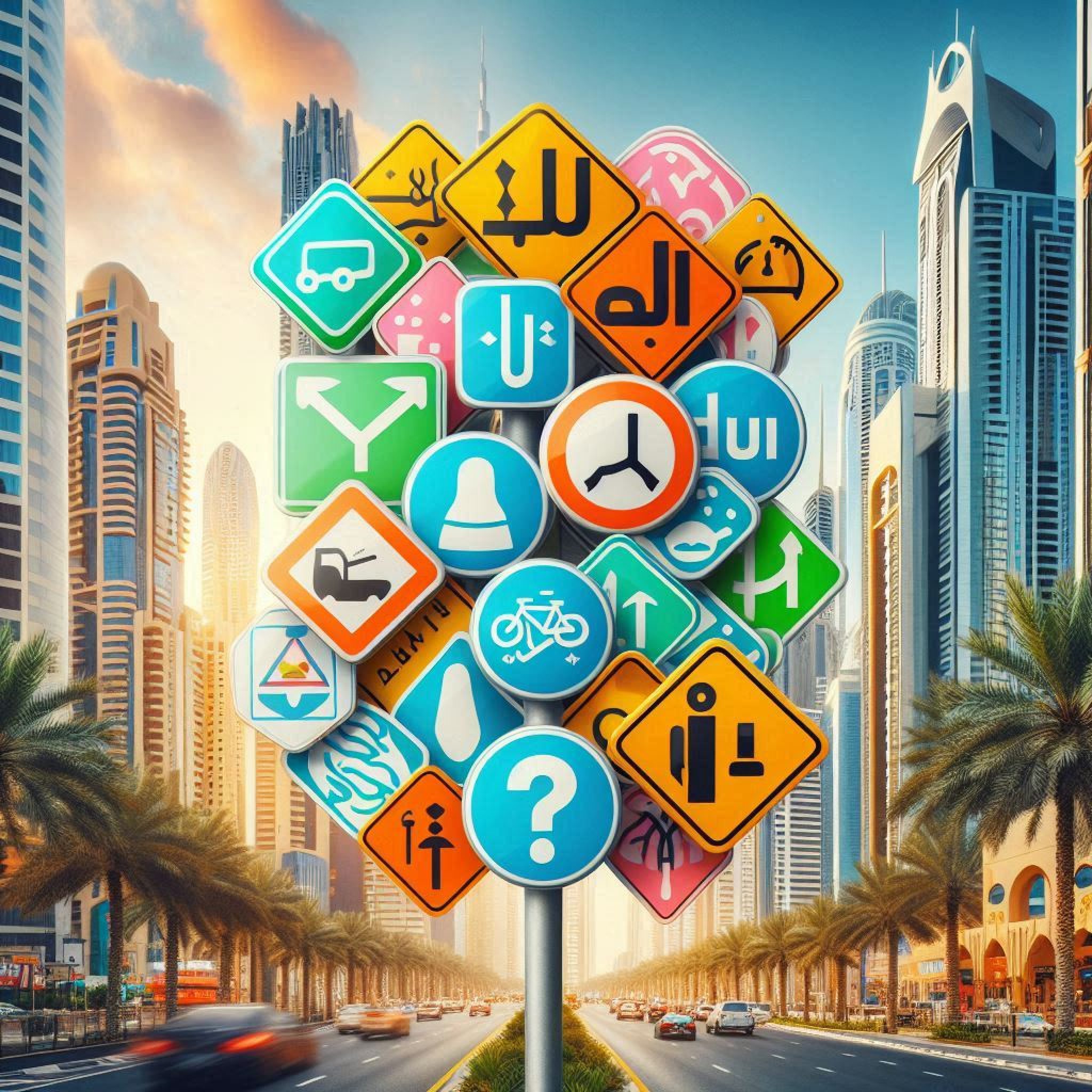 UAE Traffic Road Signs and What They Mean - GMZ Car Rental